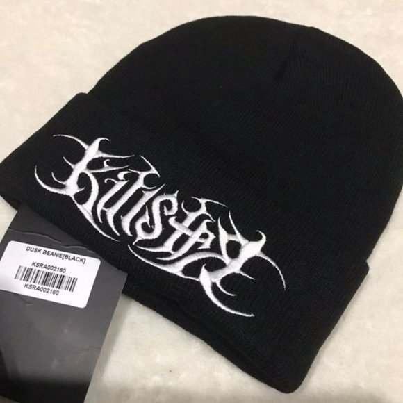 Killstar | Accessories | Killstar Unisex Adults Black Dusk Beanie ...